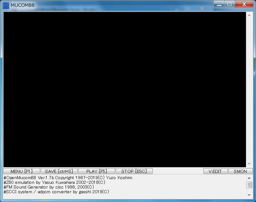MUCOM88（Windows版）の導入ガイドのようなもの: SOUND CODE : 00